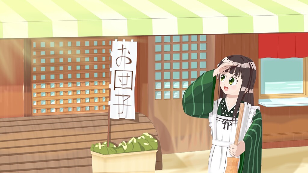 [Image] GochiUsa Fan Art - Morning Sweeping - Finished works - Synfig ...